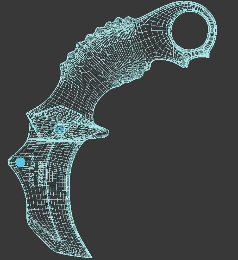 3D Karambit Model - TurboSquid 1246840
