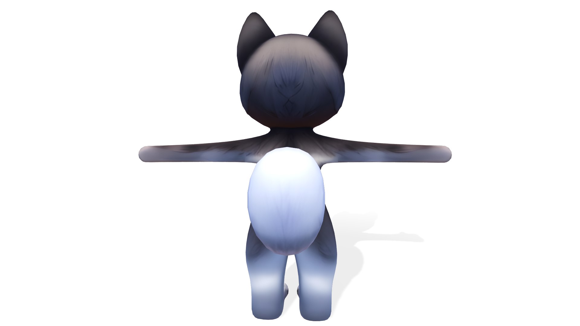 Husky Paws - Adorable Low-Poly Siberian Husky 3D Model - TurboSquid 2296599