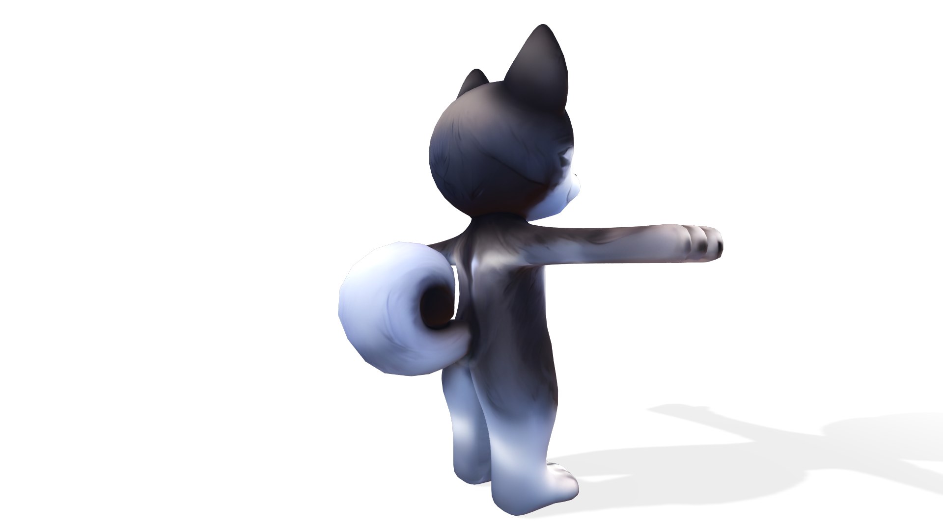 Husky Paws - Adorable Low-Poly Siberian Husky 3D Model - TurboSquid 2296599