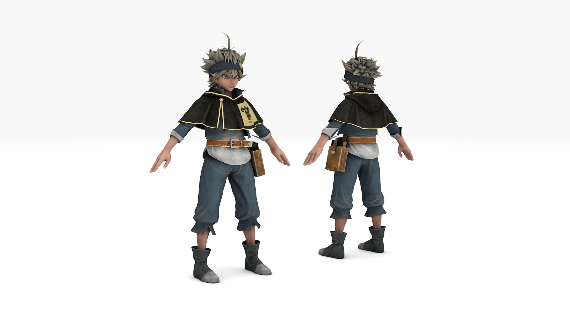 3D Asta Anime Boy - TurboSquid 1896332