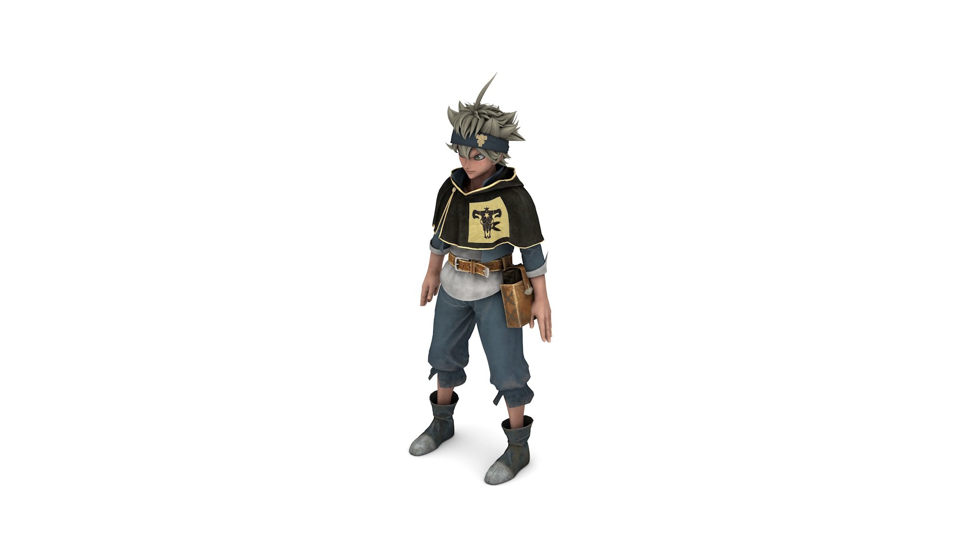 3D Asta Anime Boy - TurboSquid 1896332
