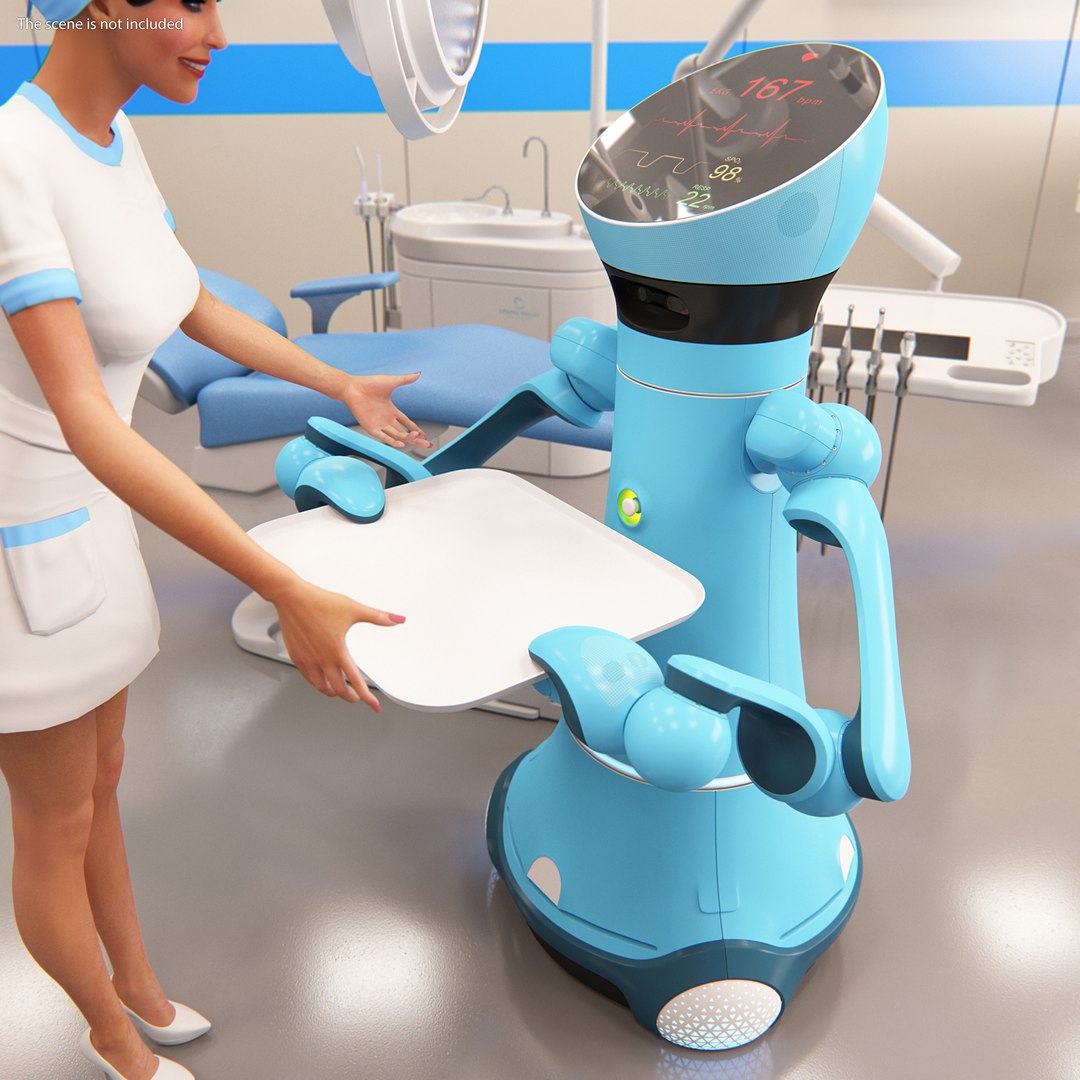 Medical Service Robot 3D Model - TurboSquid 1604563