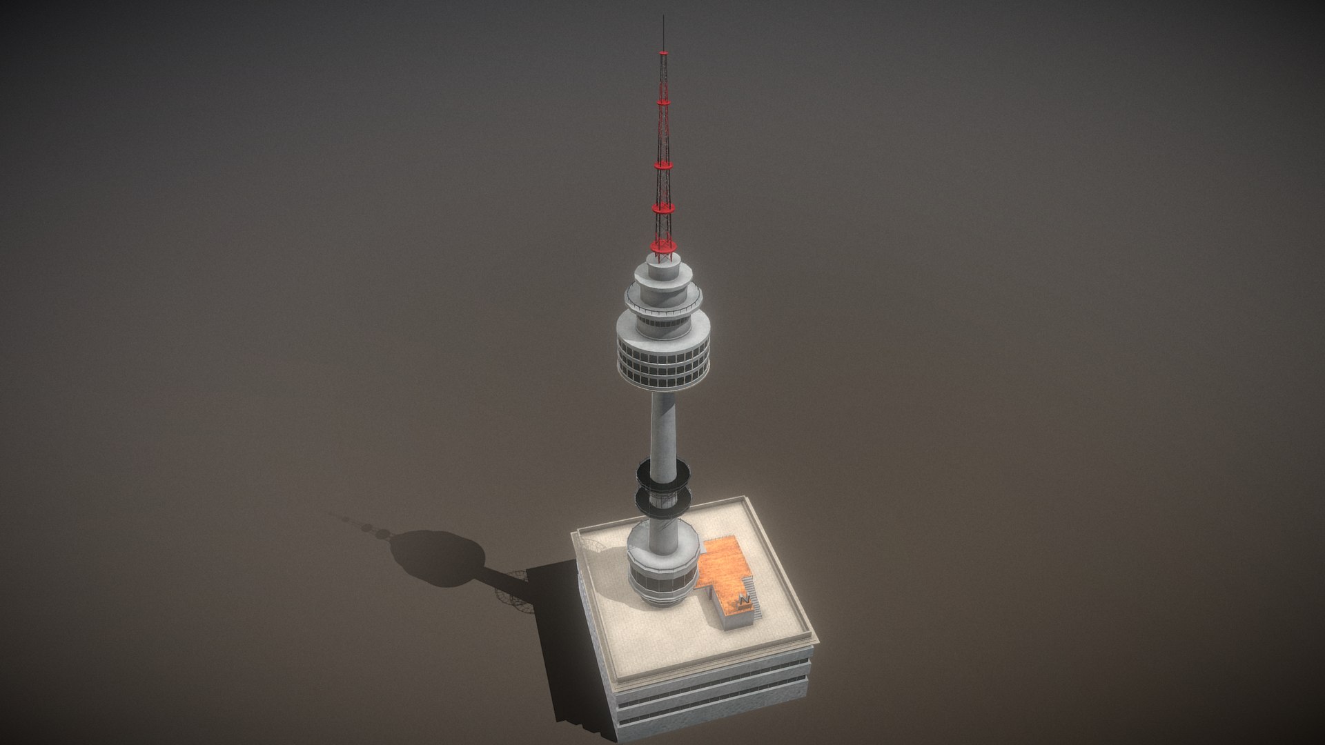 3D Model N Seoul Tower - TurboSquid 2203015