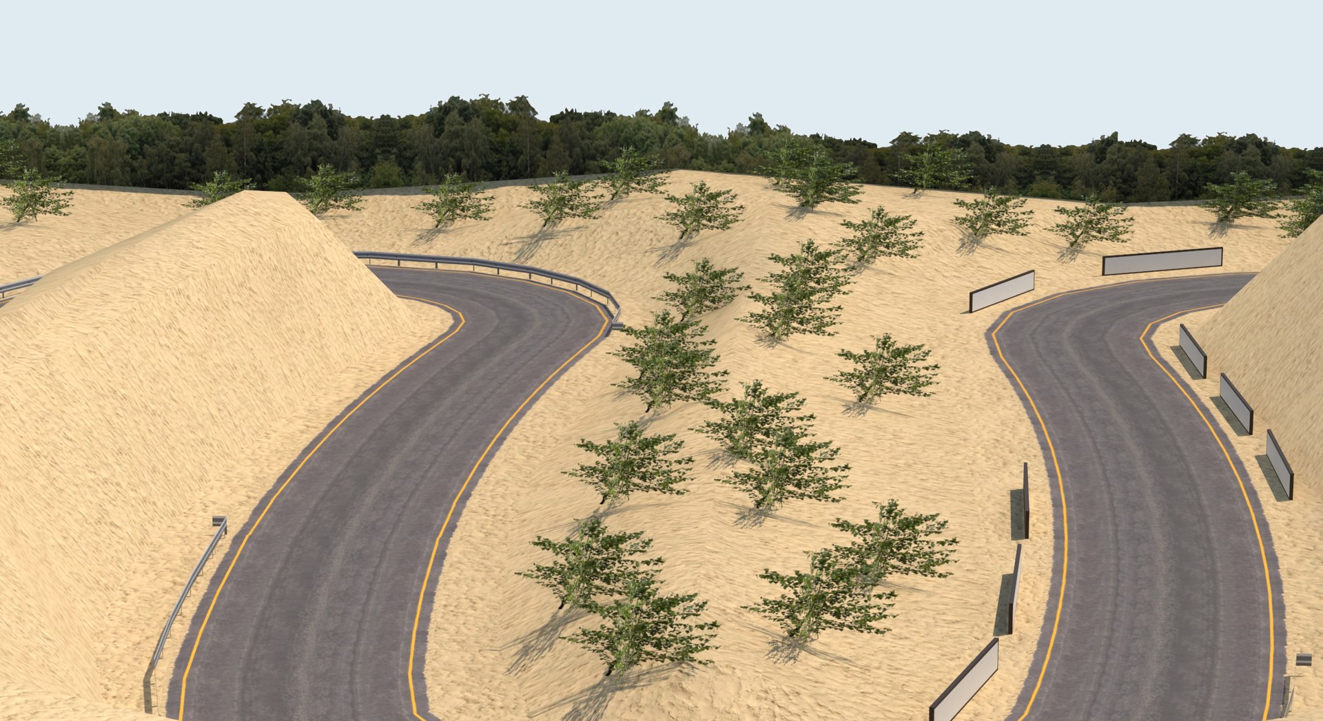 3D Race Track 1 Model - TurboSquid 2156137