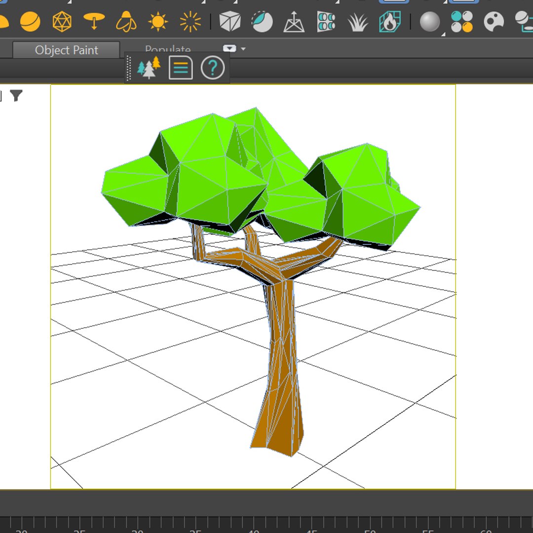 Cartoon Tree 3D Model - TurboSquid 2494968
