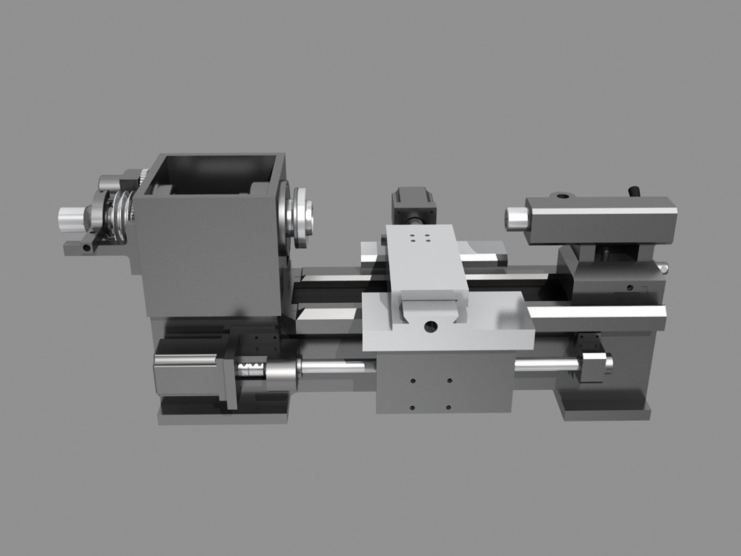Cnc Lathe 01 3D - TurboSquid 1193890