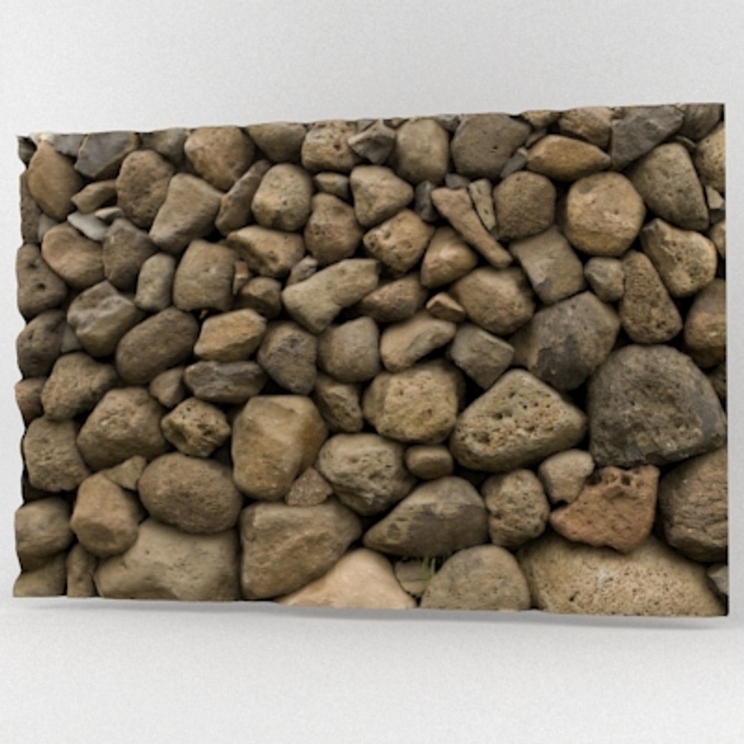 rock wall 3d model