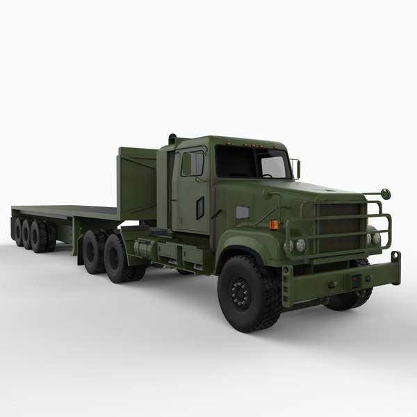 3d model m915a5 army truck