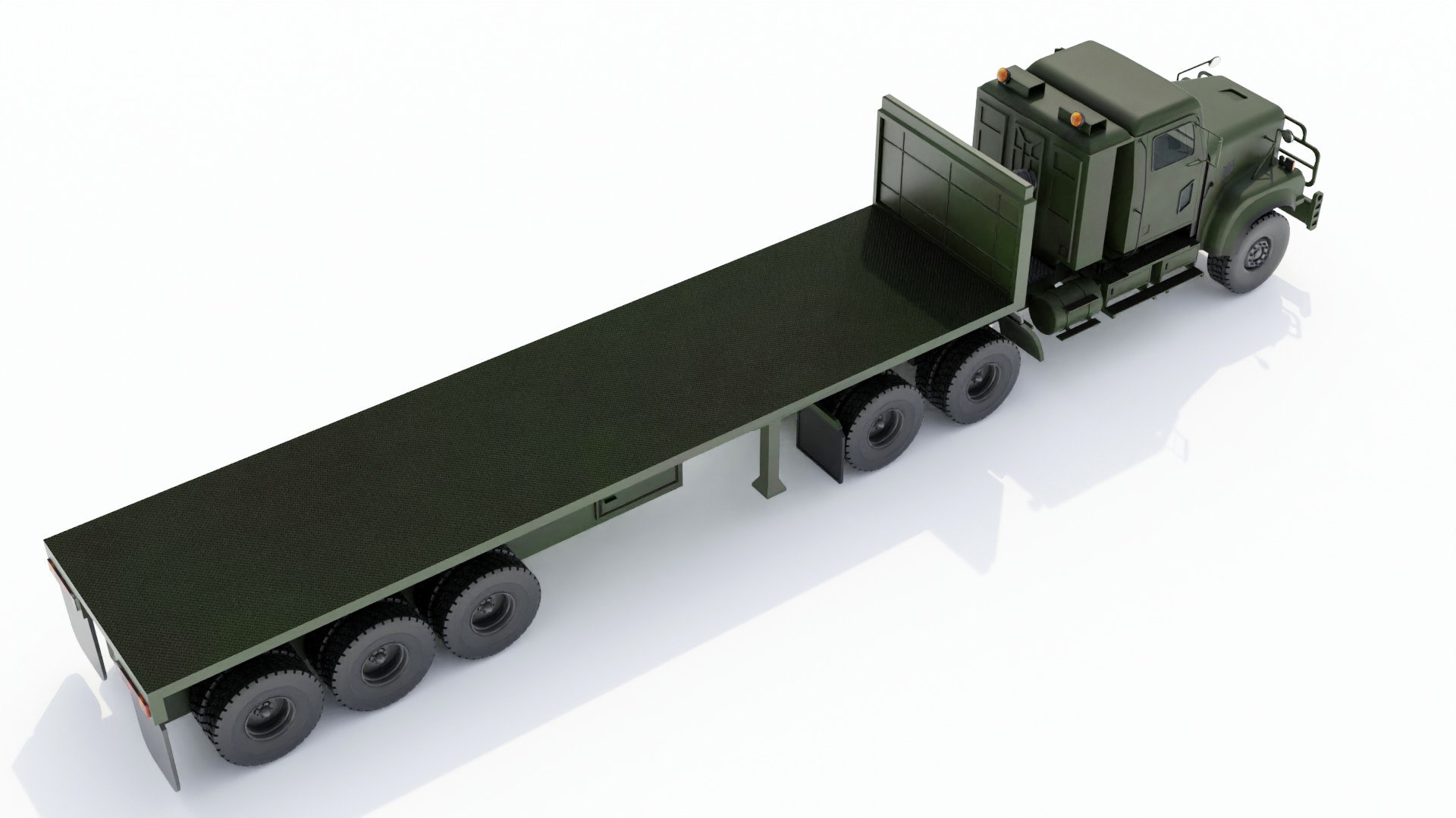 3d M915a5 Truck Flatbed