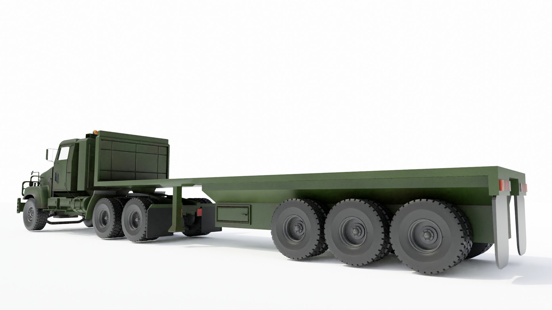 3d M915a5 Truck Flatbed