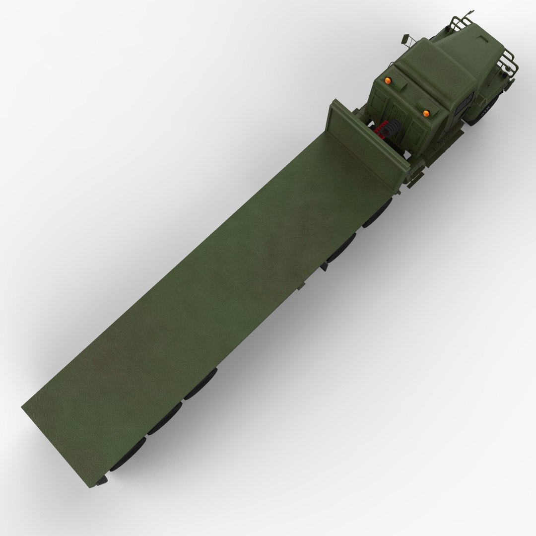 3d M915a5 Truck Flatbed