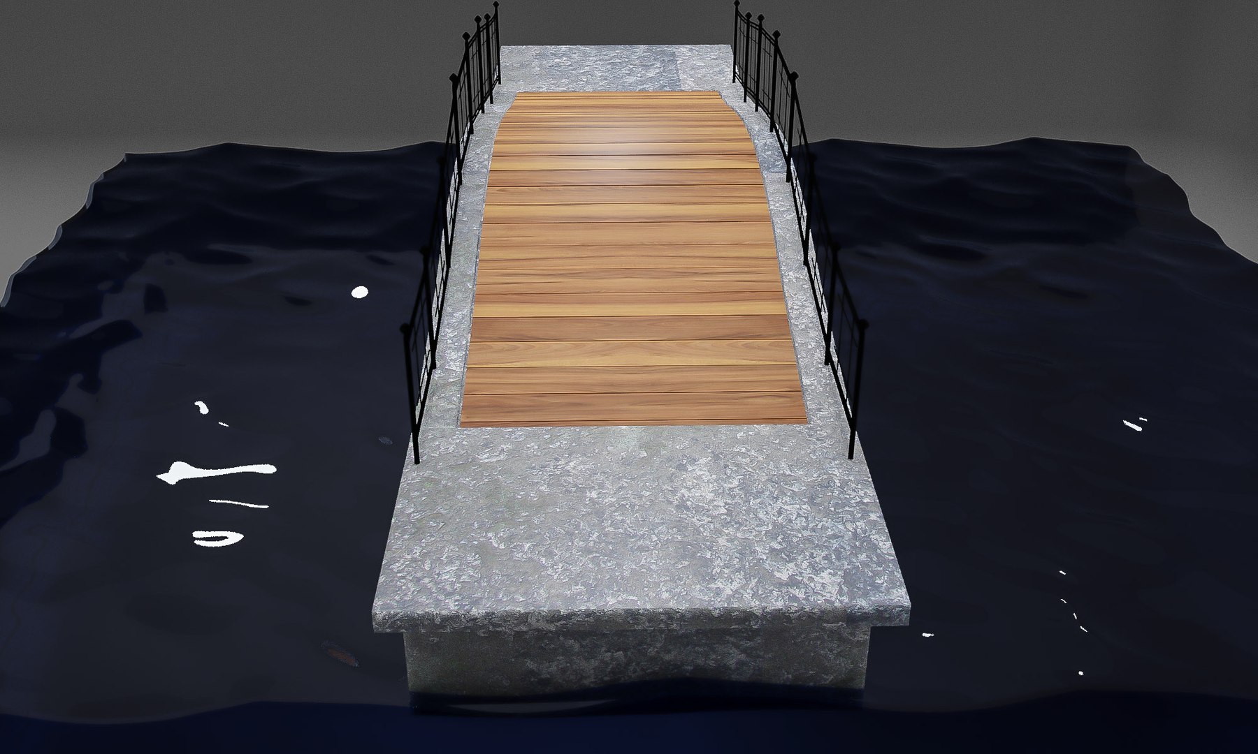 3D Bridge Footbridge Structures - TurboSquid 1379759
