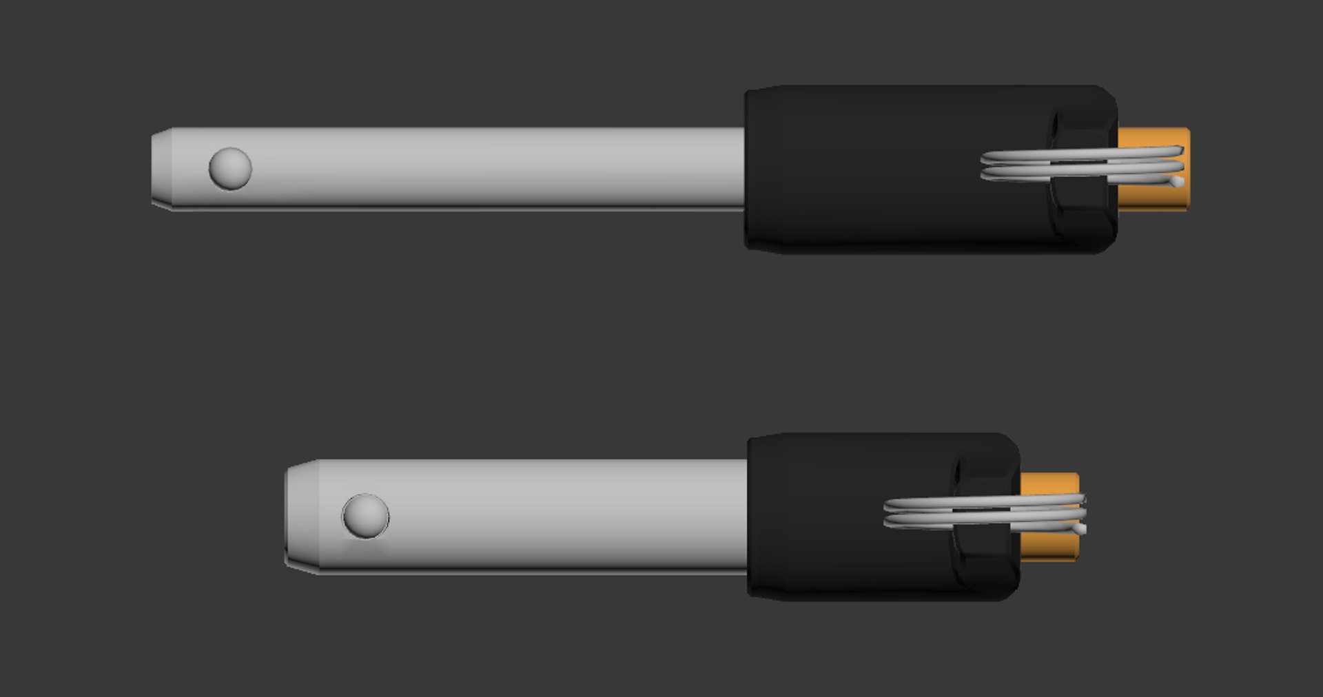 Ball Lock Pins 3d Model