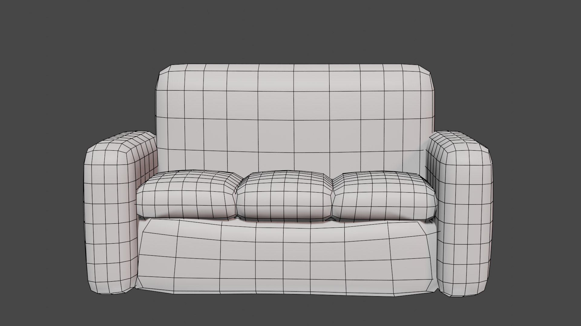 3D Couch Sofa - LowPoly - FBX And Blend Model - TurboSquid 1811890