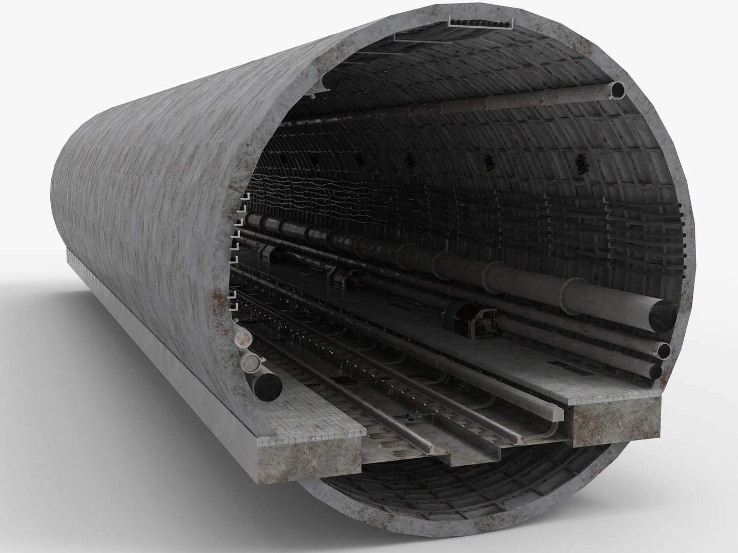 Metro Railway Tube Model - TurboSquid 1428326