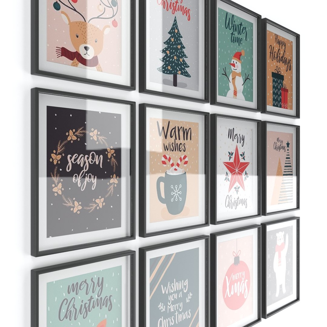 3D model set posters - TurboSquid 1650111