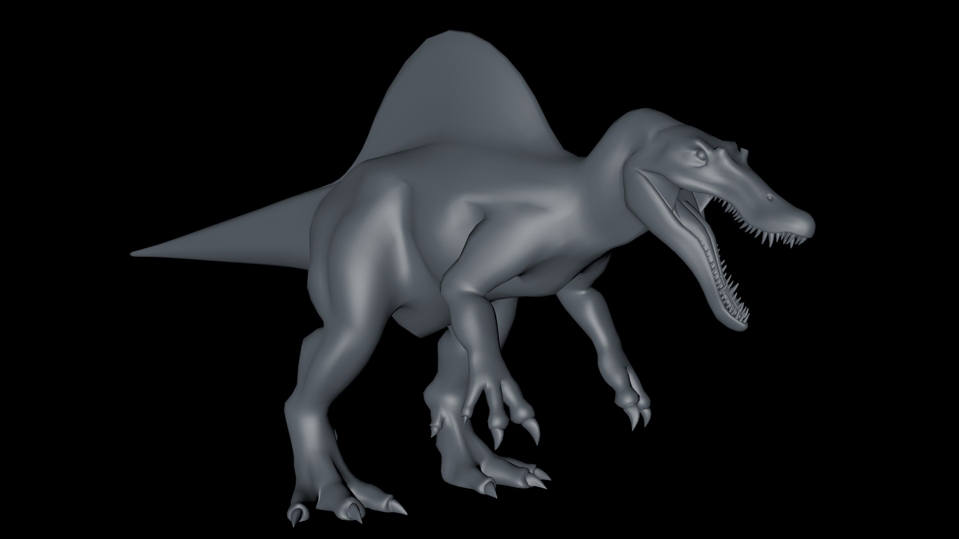 3D Jurassic Park 3 Spinosaurus - TurboSquid 2352373