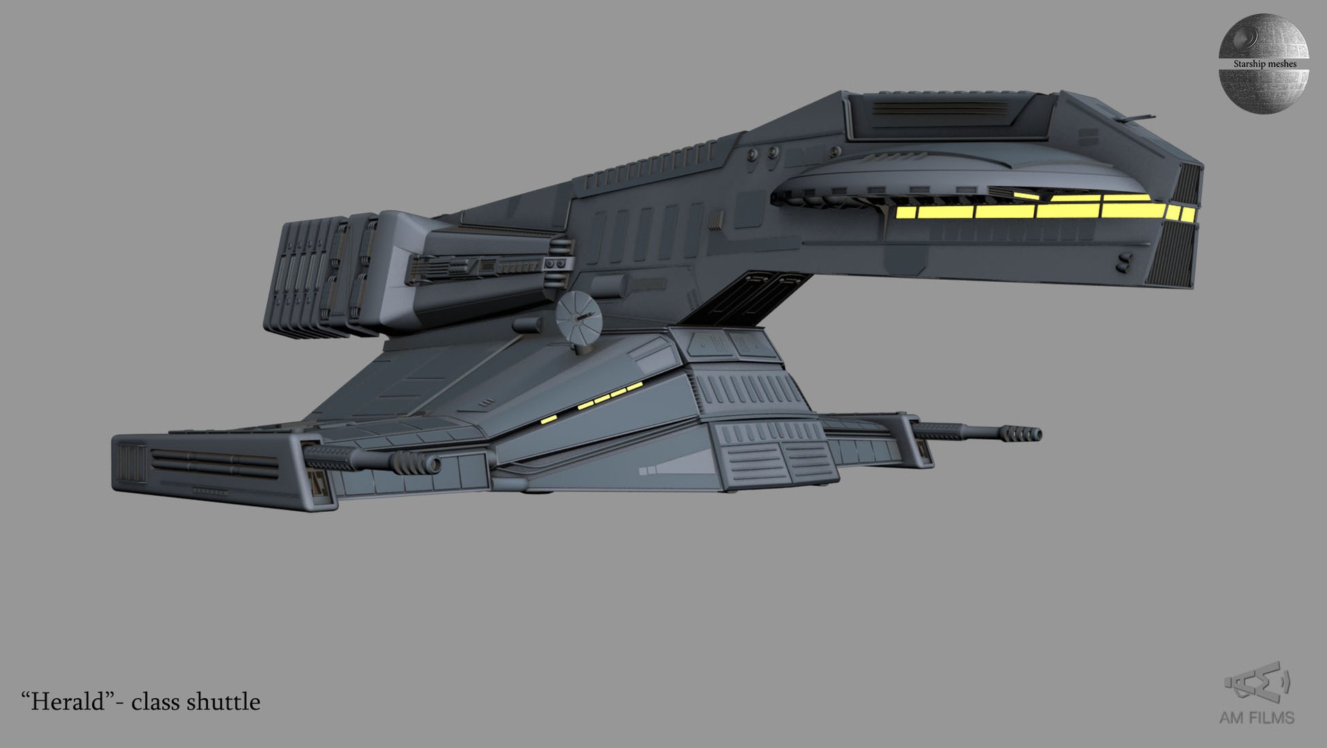 Herald Class Shuttle 3D - TurboSquid 1231848