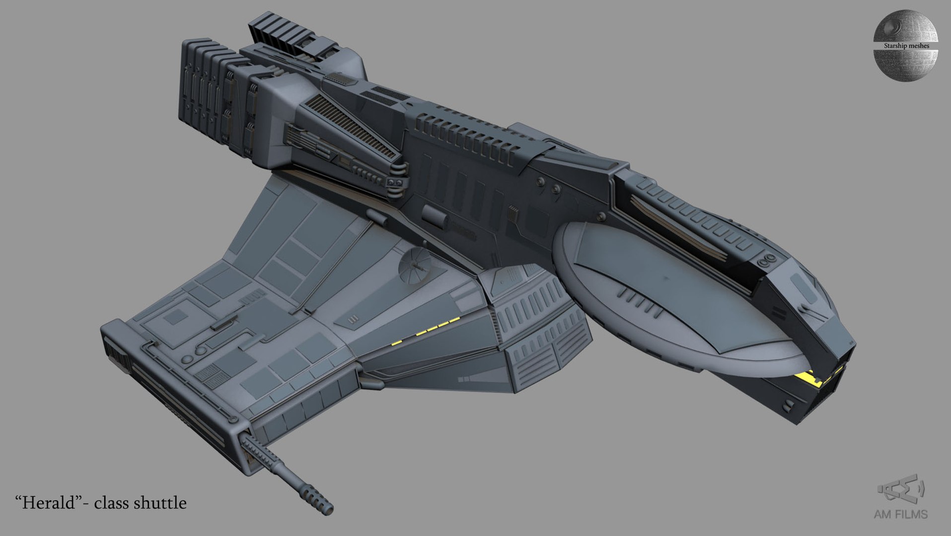 Herald Class Shuttle 3D - TurboSquid 1231848