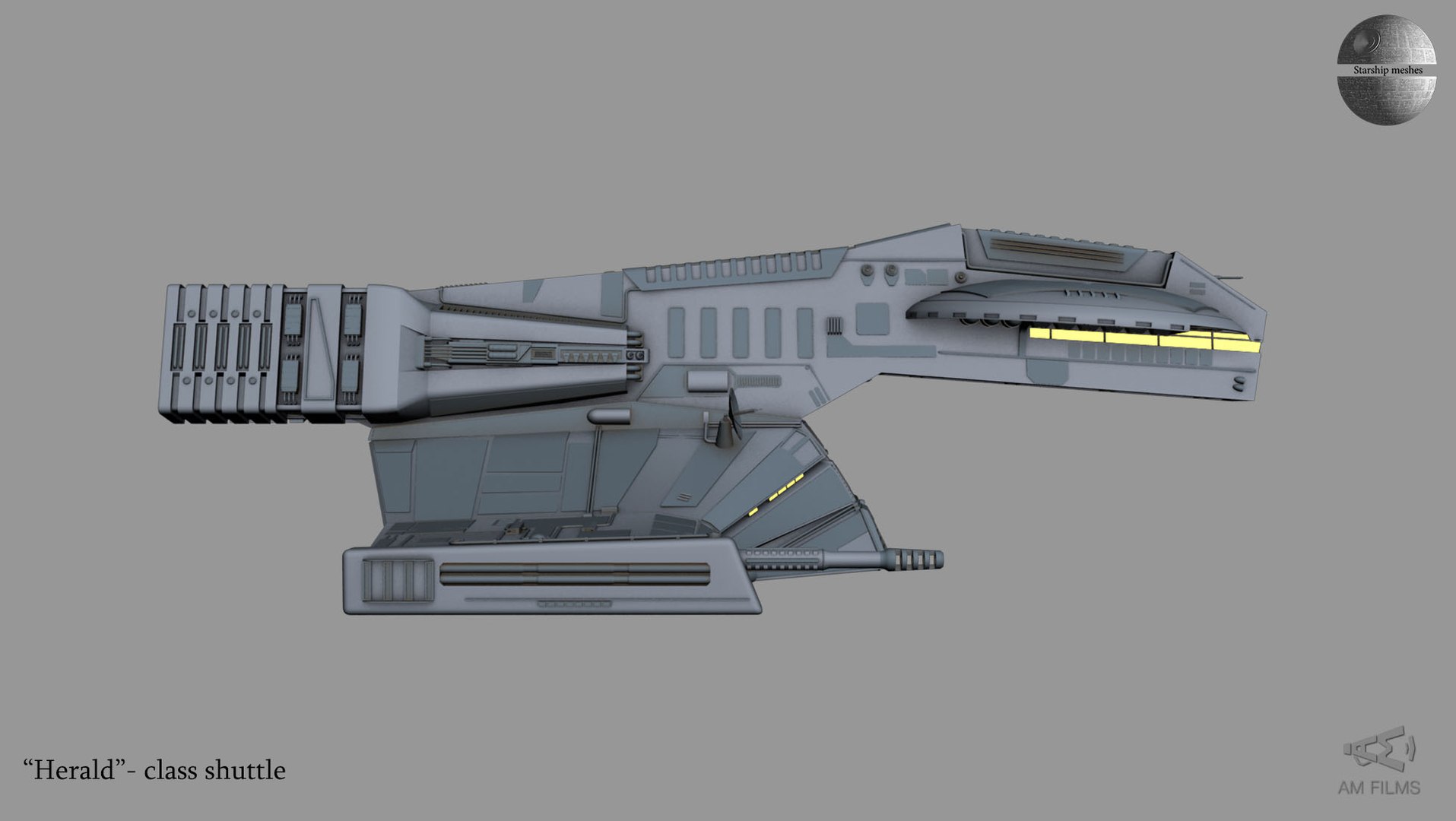Herald Class Shuttle 3D - TurboSquid 1231848