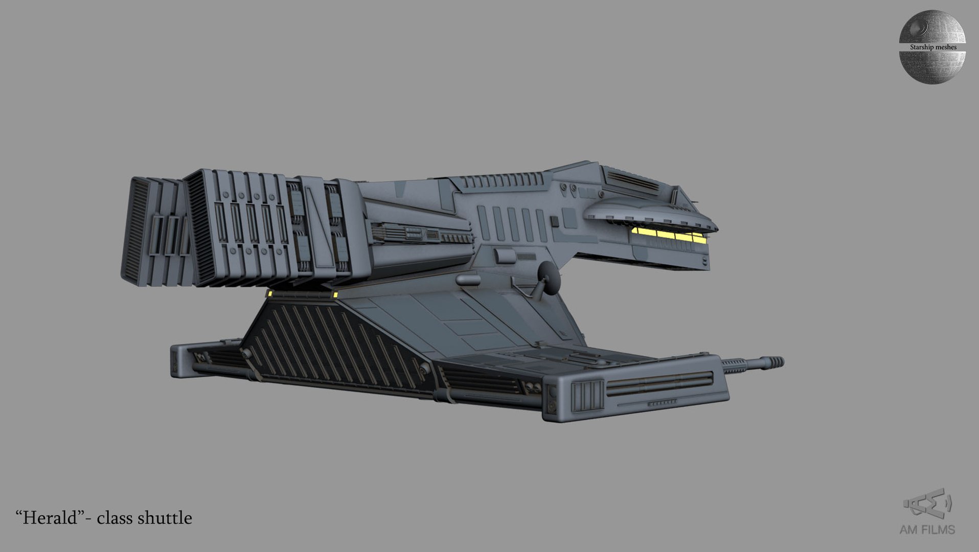 Herald Class Shuttle 3D - TurboSquid 1231848