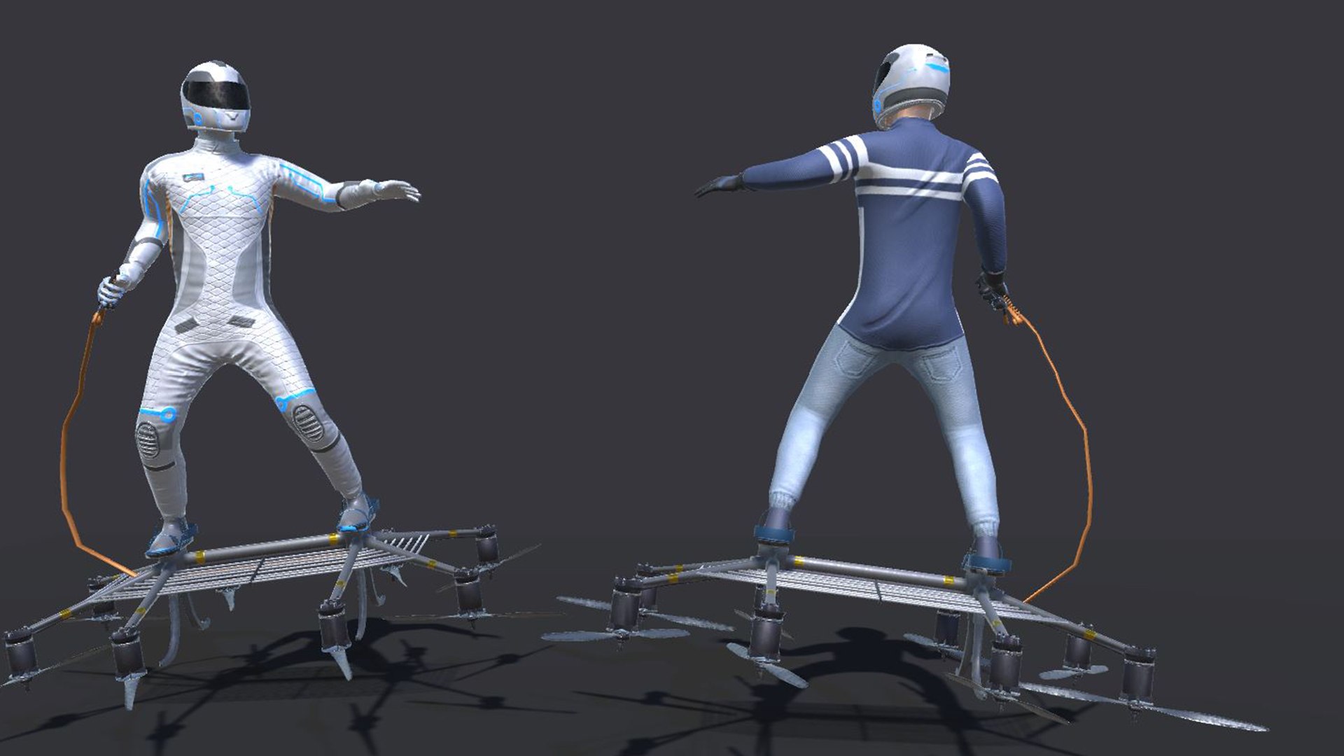 3D Omni Hover Board Animations - TurboSquid 1931720