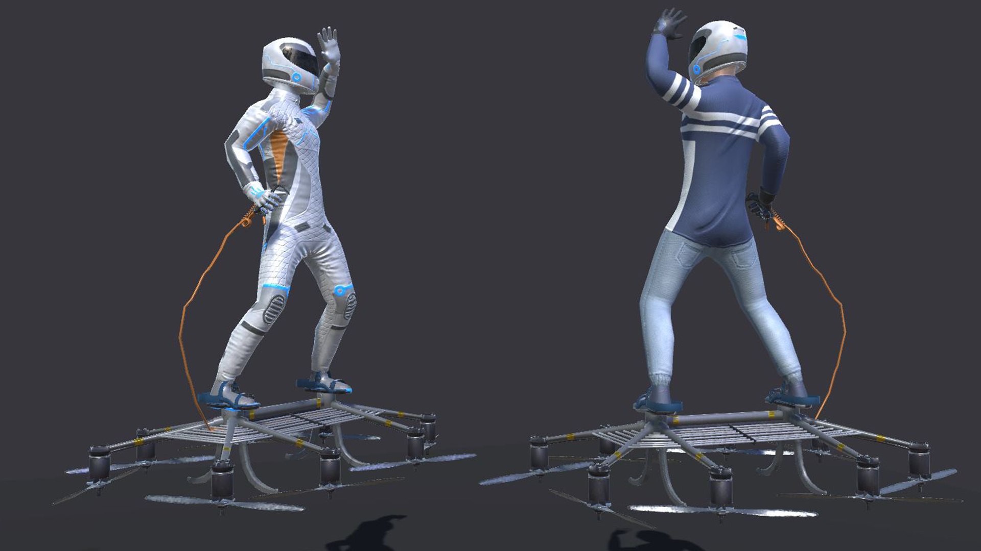 3D Omni Hover Board Animations - TurboSquid 1931720