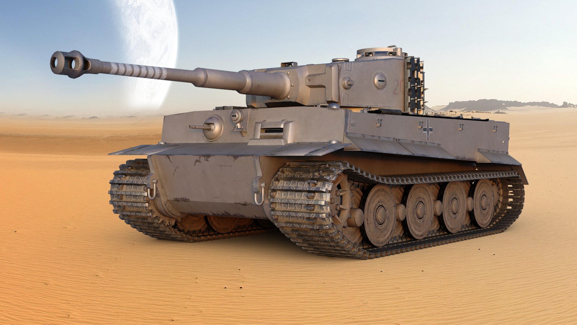 modelo 3d Tigre del tanque - TurboSquid 2094656