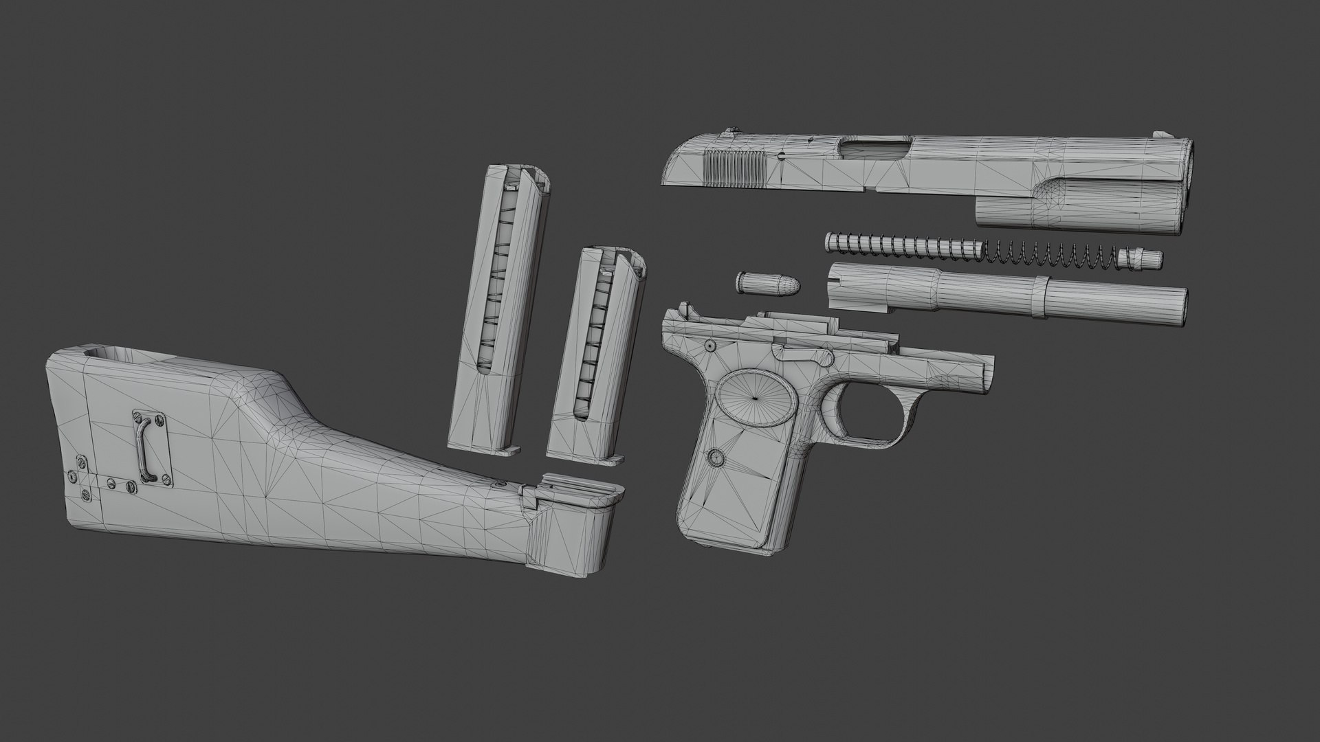 FN Model 1903 3D Model - TurboSquid 2129229