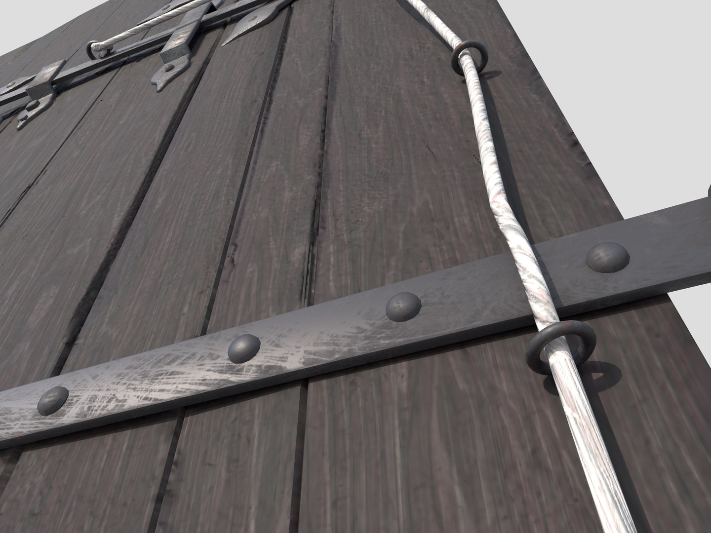 Castle Main Gate 3D Model - TurboSquid 2093532