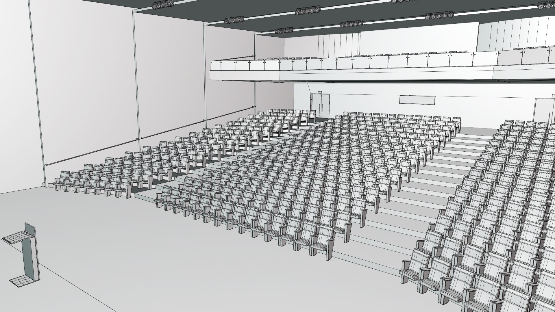 3D Model Auditorium 3 - TurboSquid 1981156