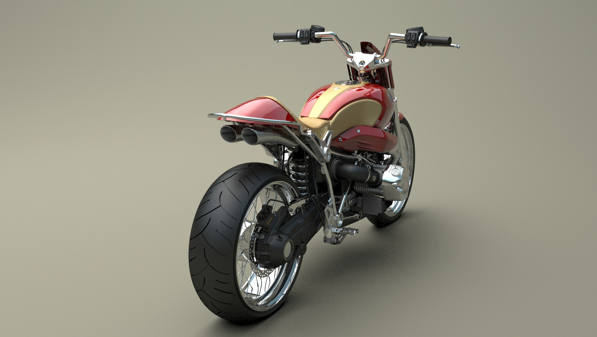 Bike custom moto 3D model - TurboSquid 1671979