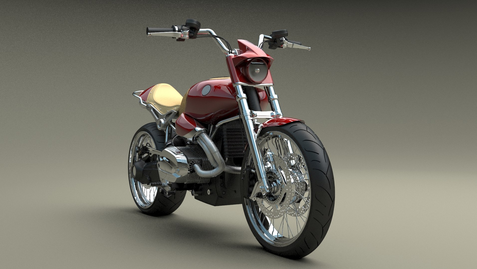 Bike Custom Moto 3D Model - TurboSquid 1671979