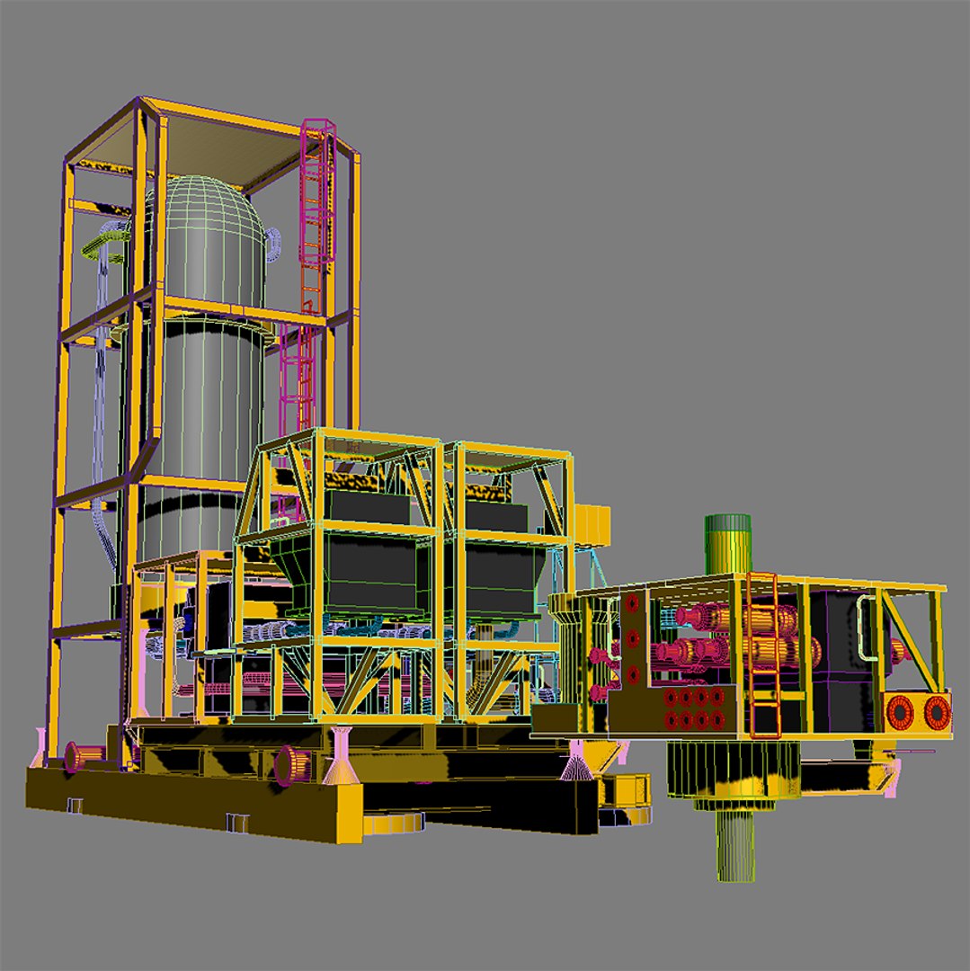 Subsea Offshore Modules 3d Model