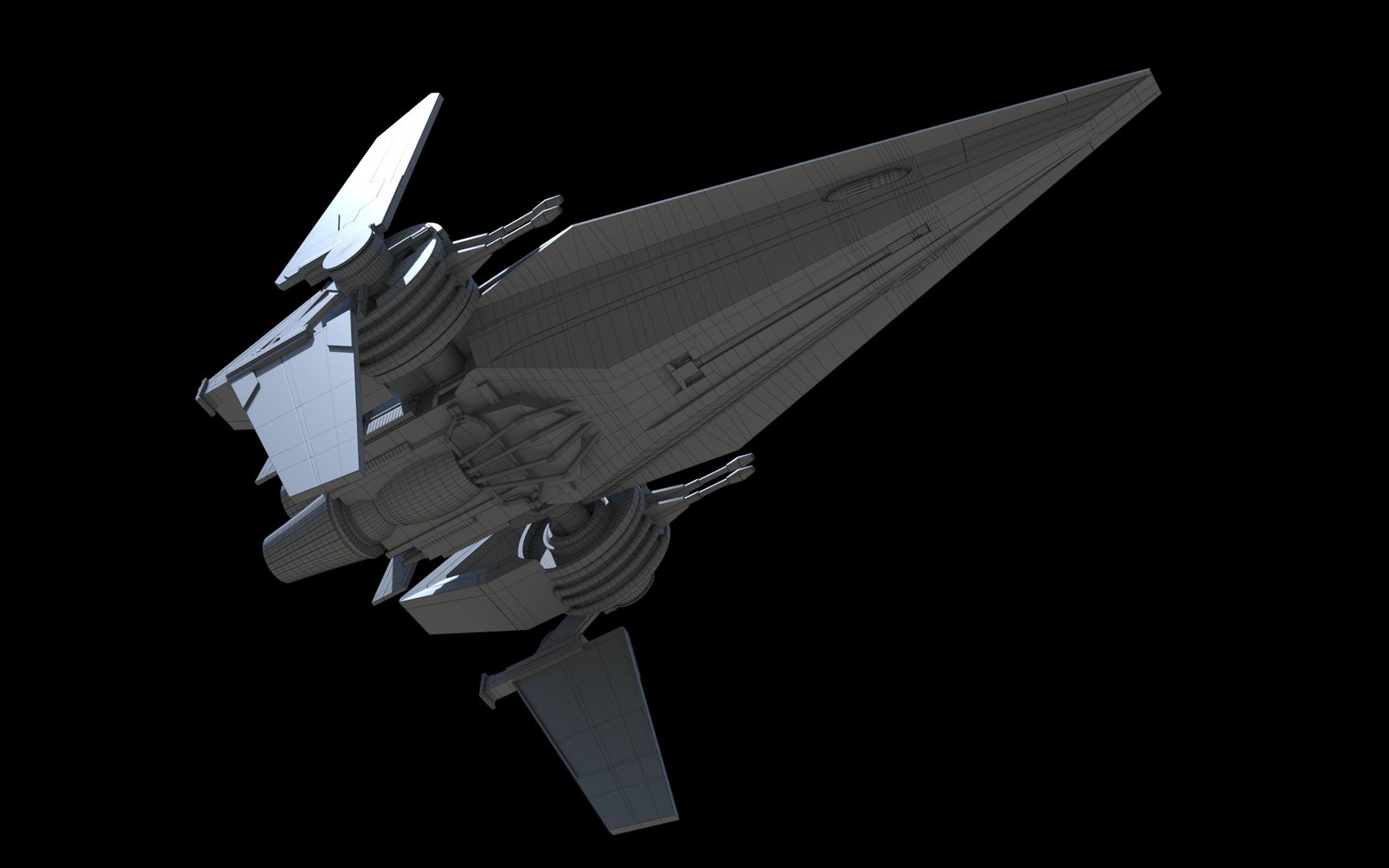 V - Wing Star Wars 3D model - TurboSquid 2102676
