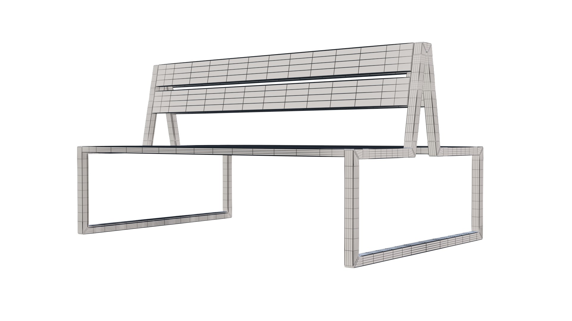 3D Low Poly Modern Wooden Bench 3D Model Model - TurboSquid 2298777