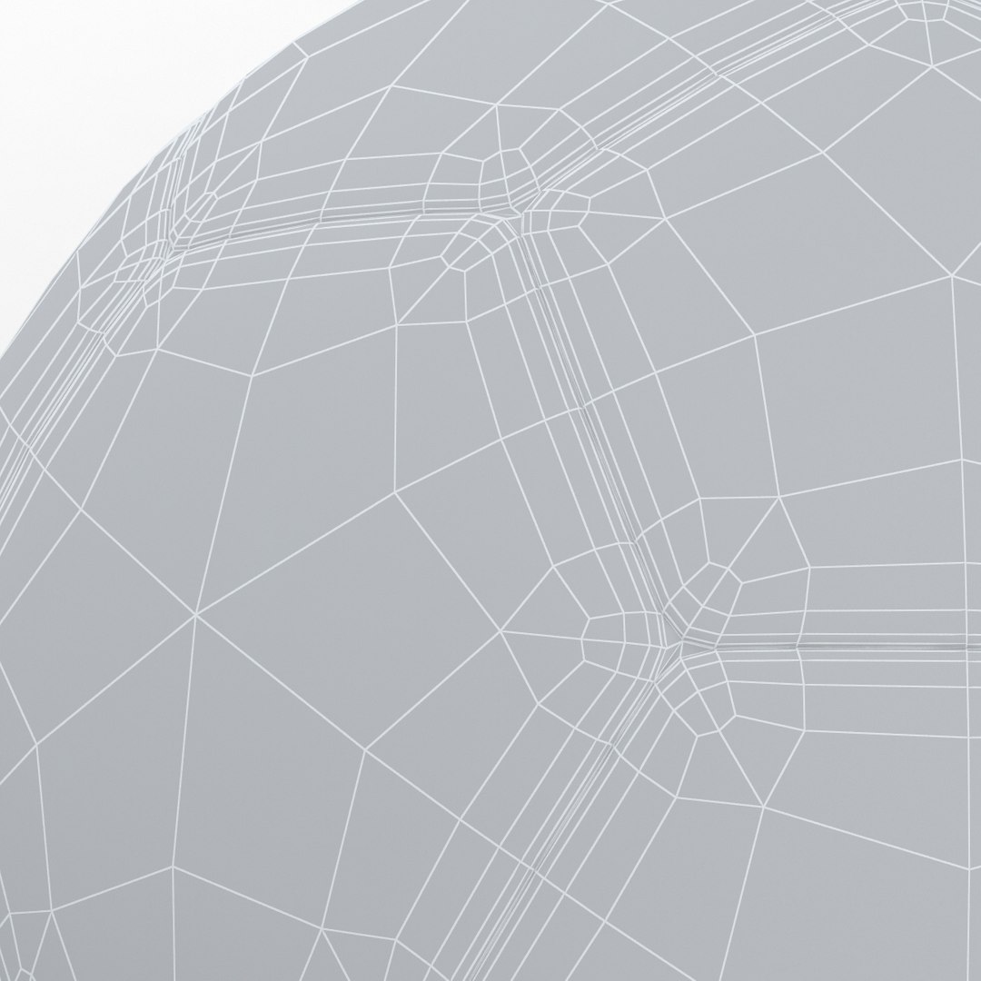 3d Model Soccer Ball White