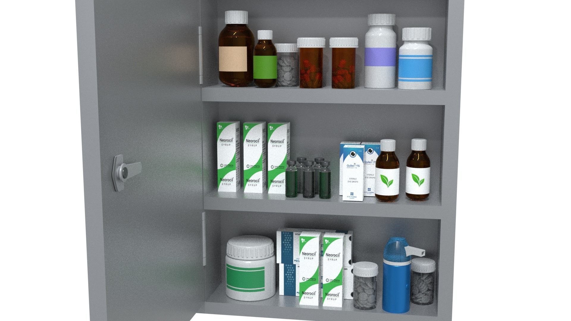 Medicine Box 3D Model - TurboSquid 2137351