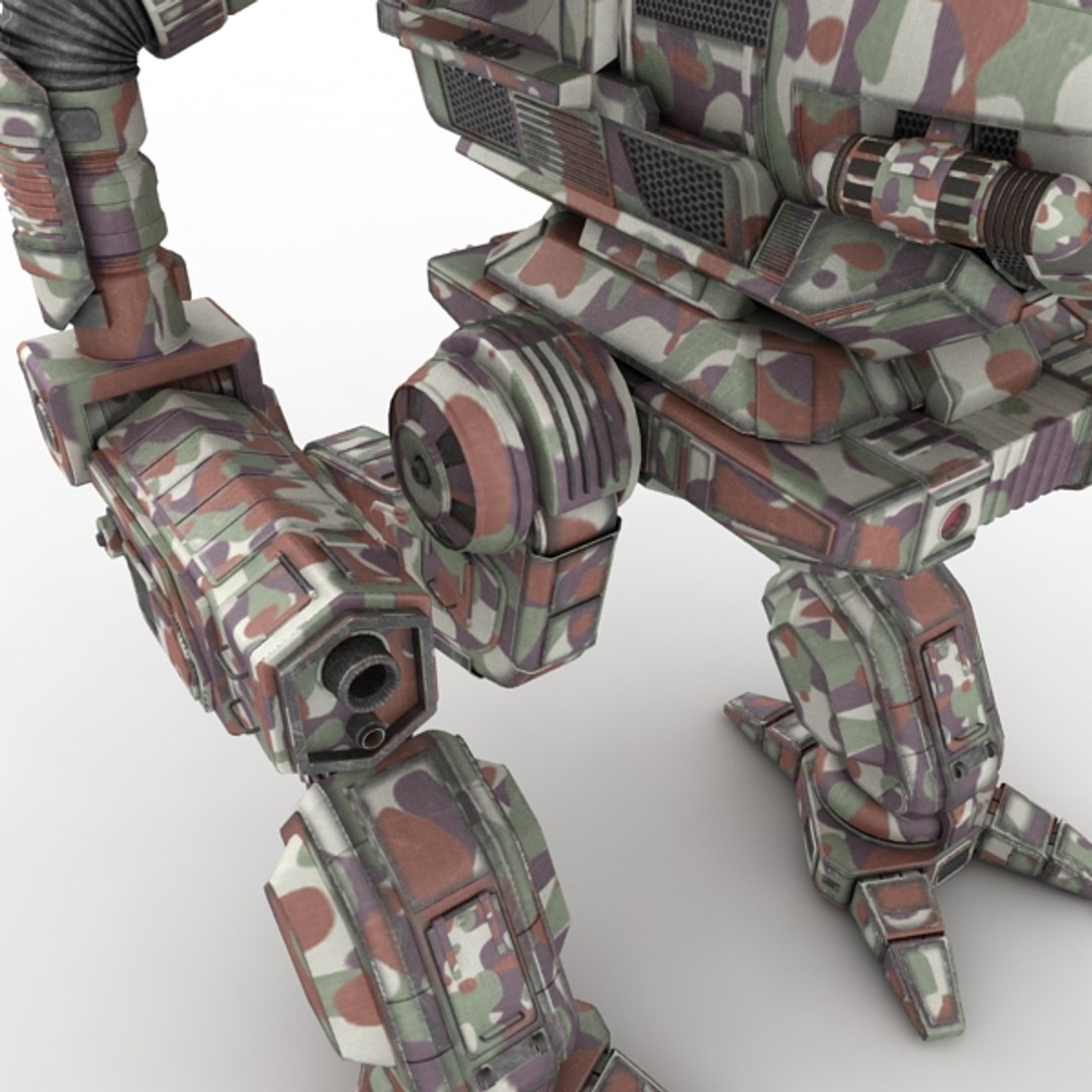 3d Mechwarrior Robot Model