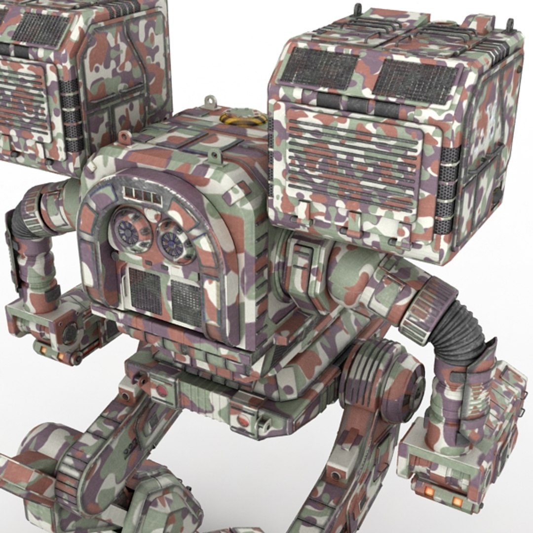 3d Mechwarrior Robot Model