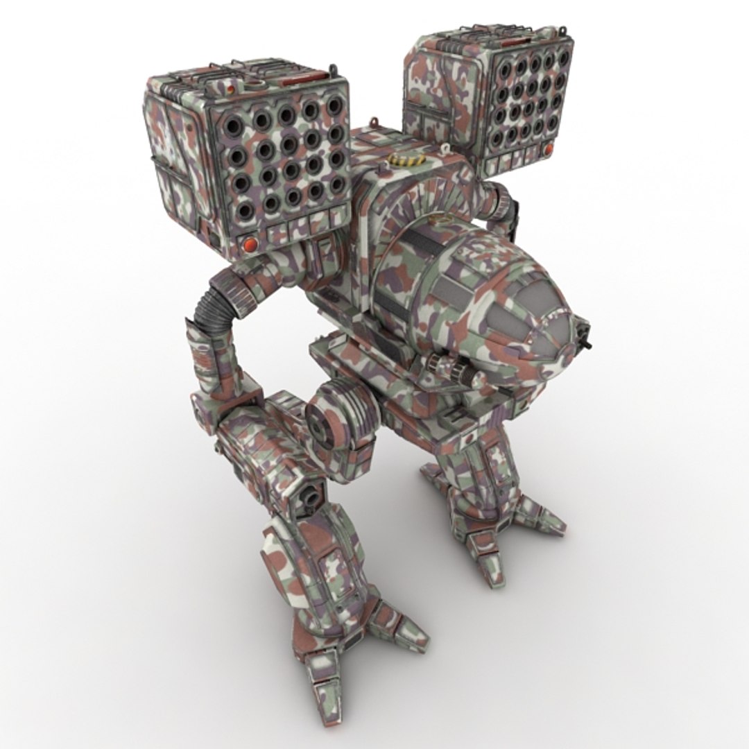 3d Mechwarrior Robot Model