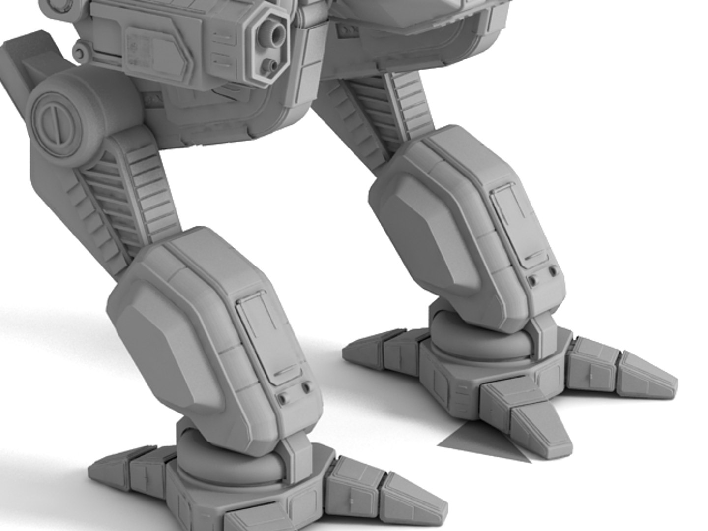 3d Mechwarrior Robot Model