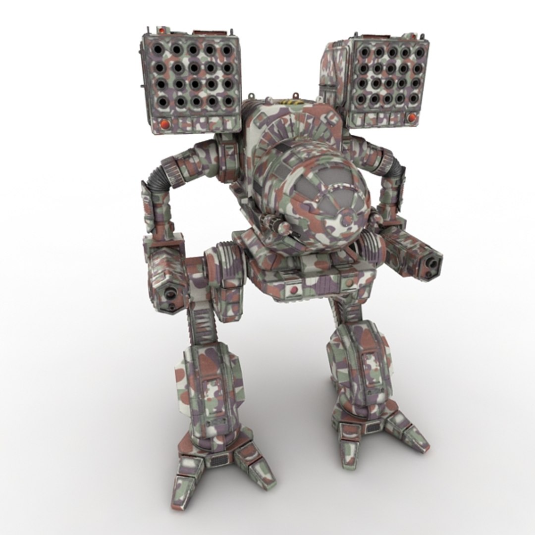 3d Mechwarrior Robot Model