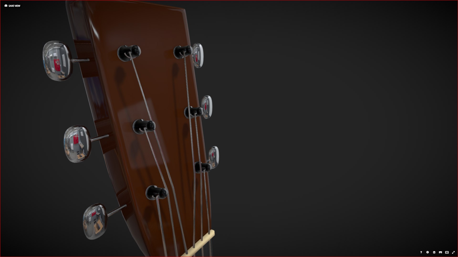3D Simple Guitar Model - TurboSquid 1749599