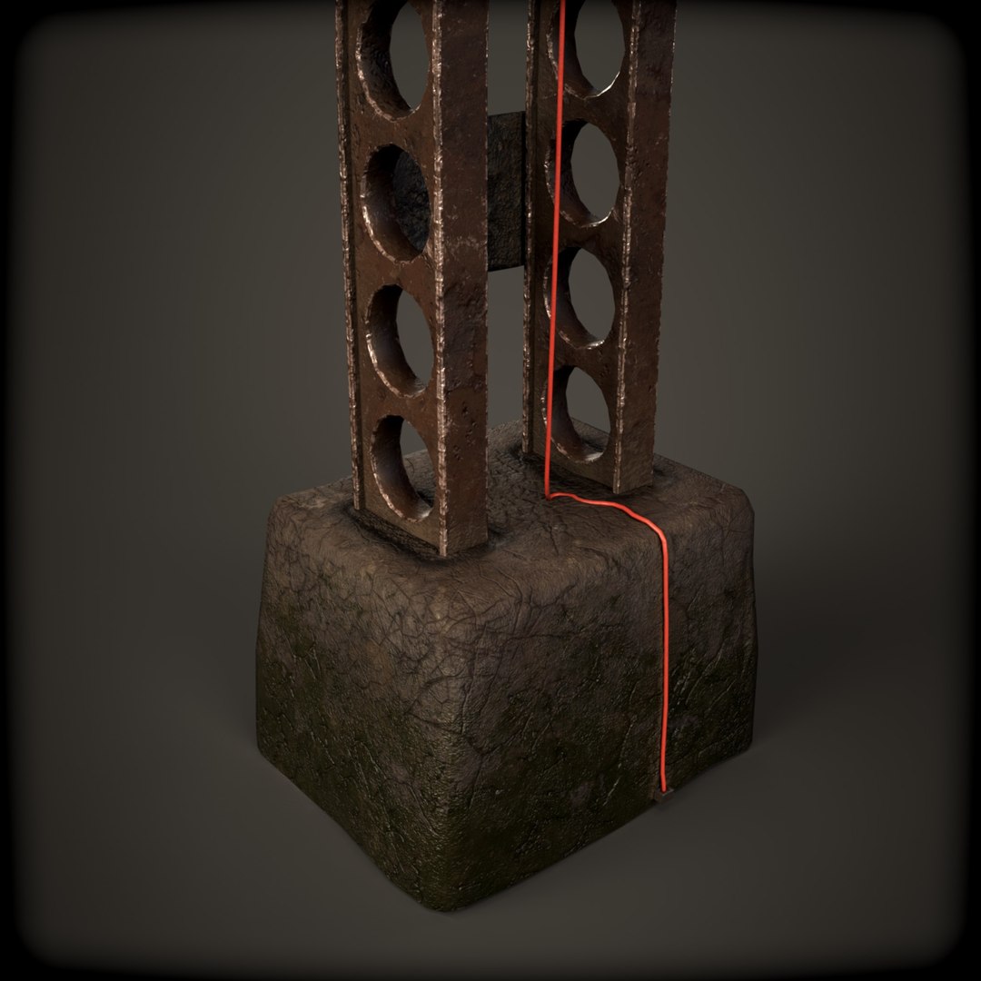 Pillar Light 3D Model - TurboSquid 1401423