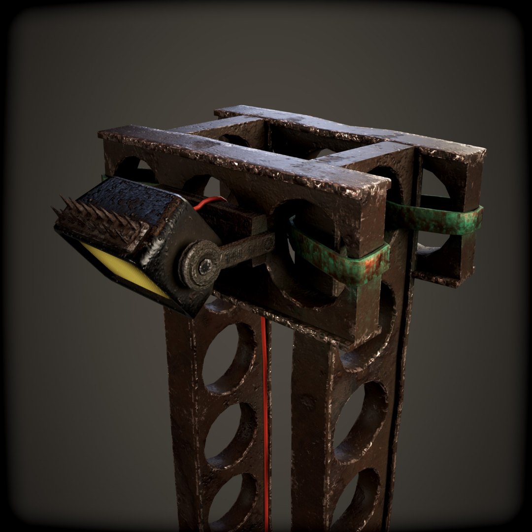 Pillar Light 3D Model - TurboSquid 1401423
