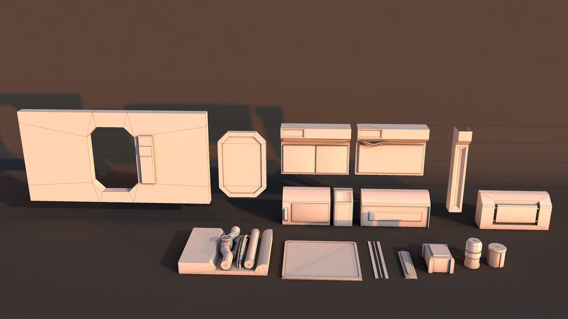 3D Sci Fi Modular Corridor - TurboSquid 2011602