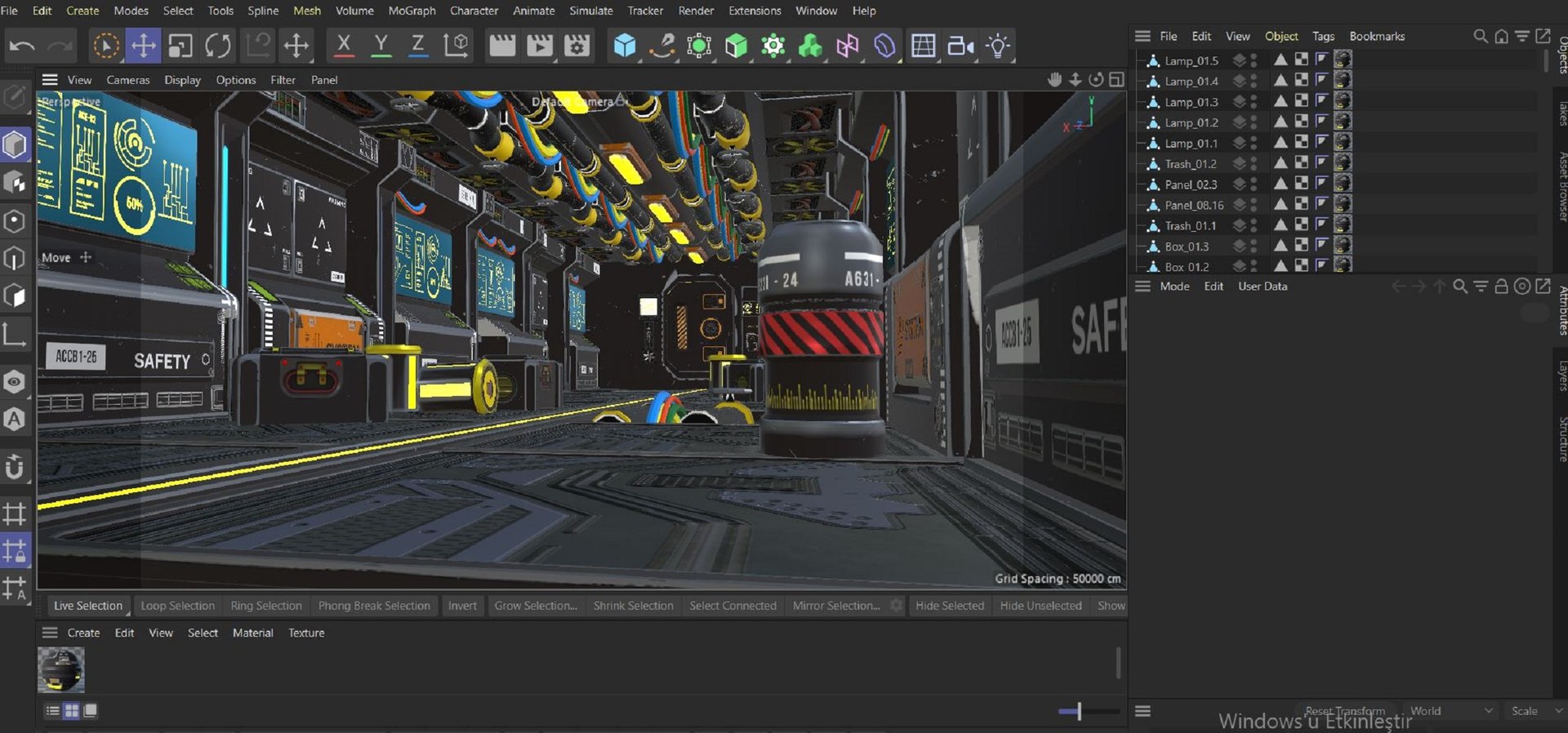 3D Sci Fi Modular Corridor - TurboSquid 2011602