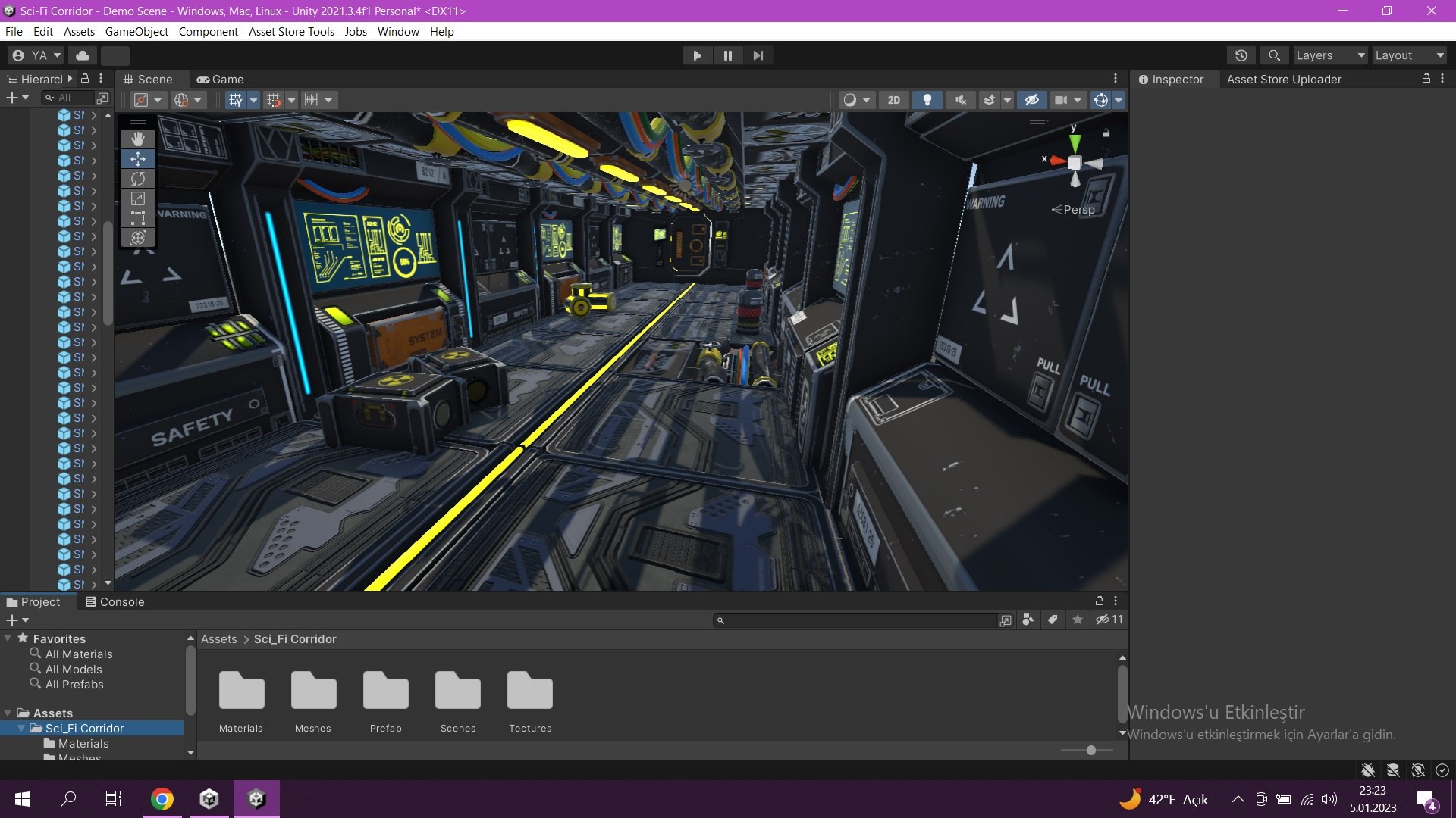 3D Sci Fi Modular Corridor - TurboSquid 2011602