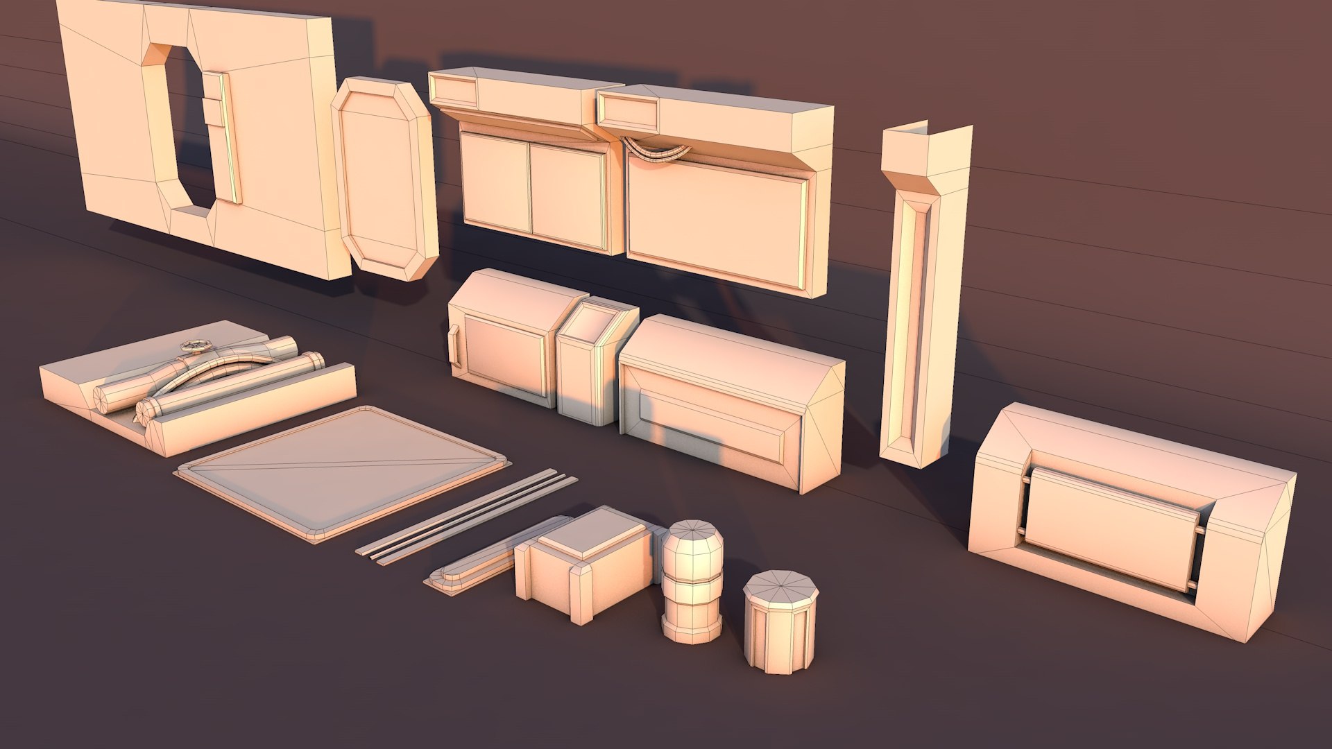 3D Sci Fi Modular Corridor - TurboSquid 2011602